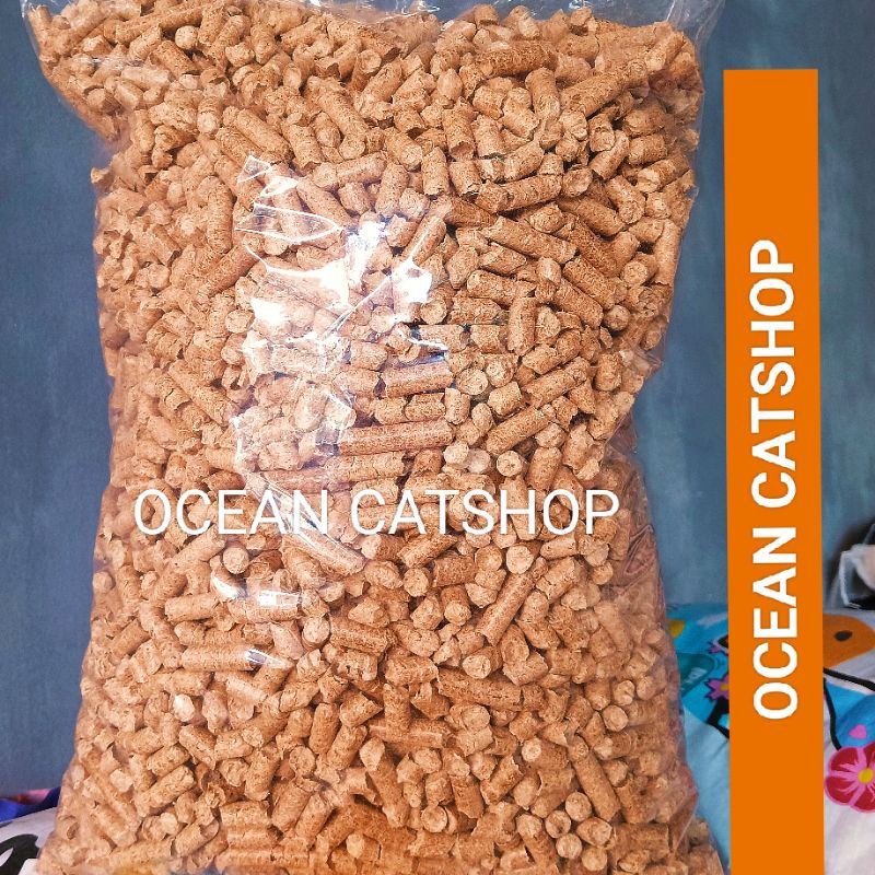 Jual wood pelet pellet kayu alas kandang hewan cat litter 5kg | Shopee ...