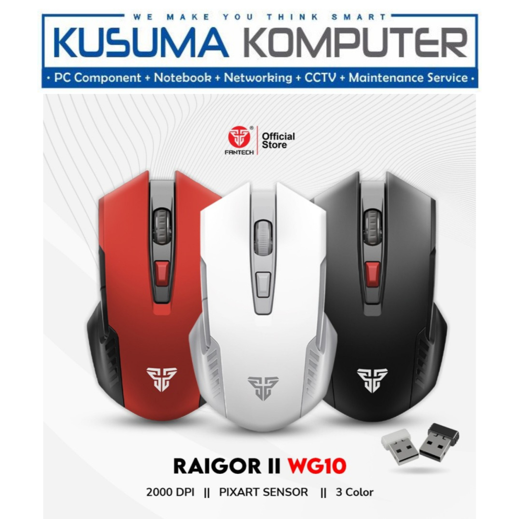 Jual Fantech RAIGOR II WG10 Mouse Wireless Gaming | Shopee Indonesia