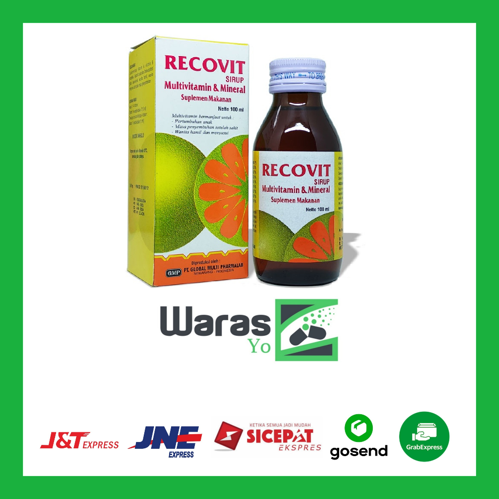 Jual [SW] Recovit Sirup 100 ml / RECOVIT SYRUP 100 ML / Suplemen ...