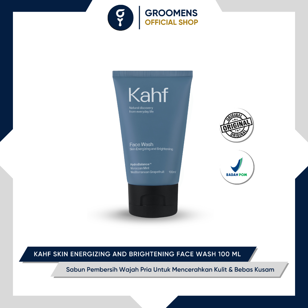 Jual Kahf Skin Energizing and Brightening Face Wash | Shopee Indonesia