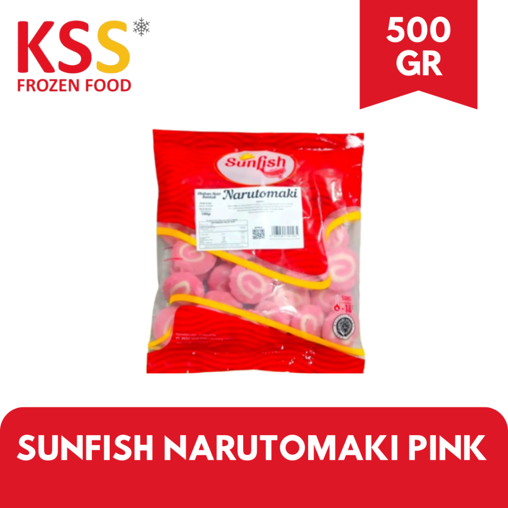 Jual SUNFISH NARUTOMAKI PINK 500 GR | Shopee Indonesia