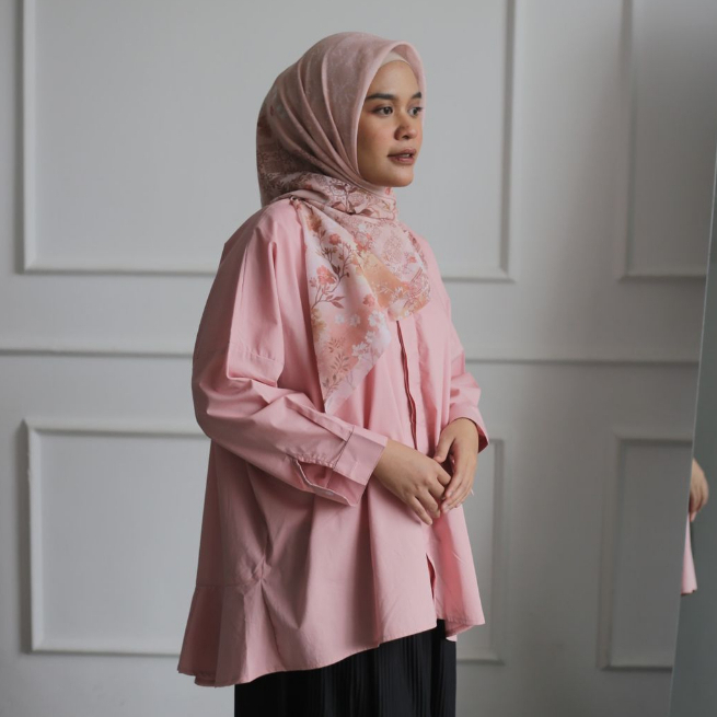Jual Salsa Top | Kemeja Poplin Oversized | Shopee Indonesia