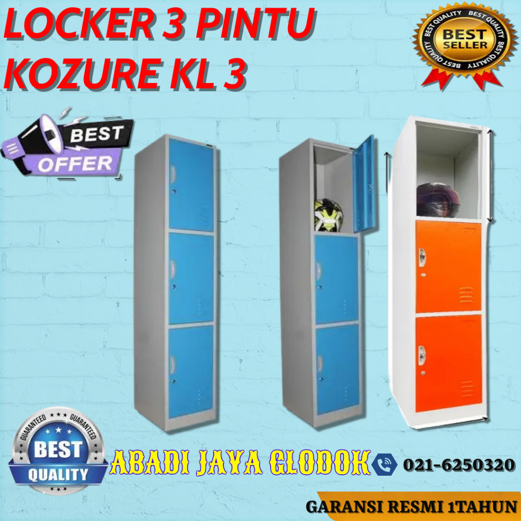 Jual LOCKER 3 PINTU KOZURE KL 3 | Shopee Indonesia