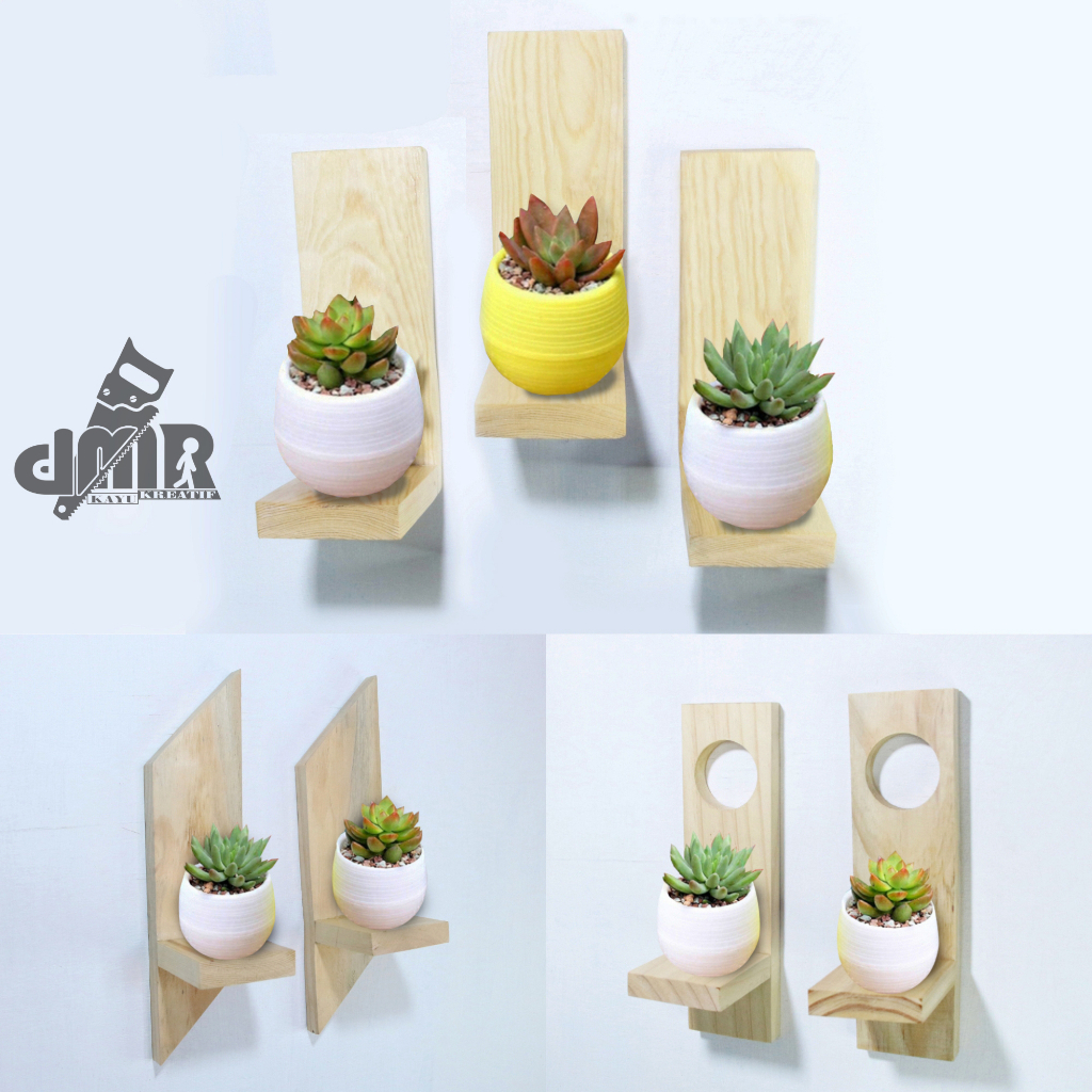 Jual Rak Dinding Ambalan Dinding Rak Gantung Kayu Jati Belanda Siku ...