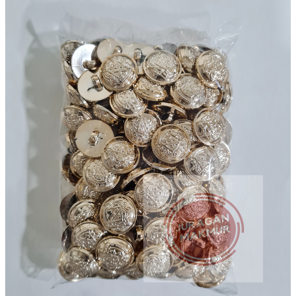 Jual [140pcs] Kancing Jas Almamater Rosegold 1.8cm 2cm 28L 32L Isi ...