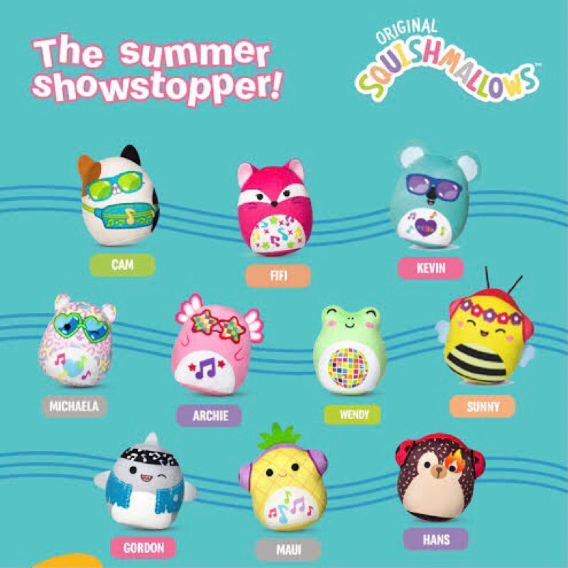Jual Mainan Happy Meal McD Toys Squishmallows Squishmallow McDonald Toy ...