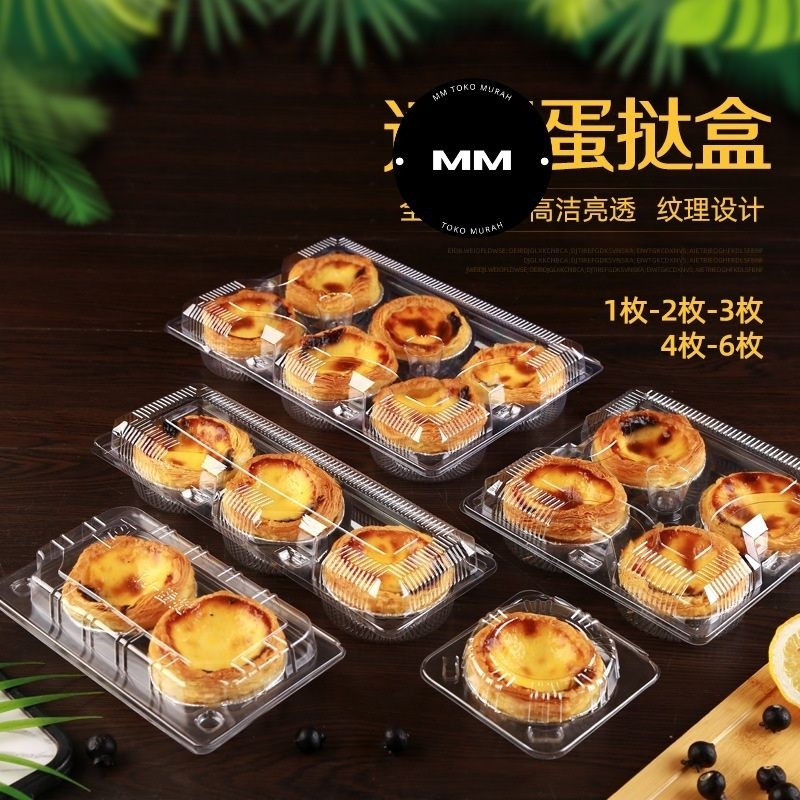 Jual 10pcs 3LBG mika egg tart mika pie kemasan box egg tart mini cake ...