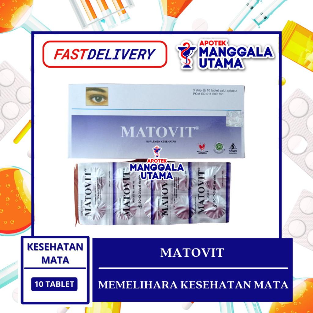 Jual MATOVIT TABLET PER STRIP ISI 10 TABLET | Shopee Indonesia