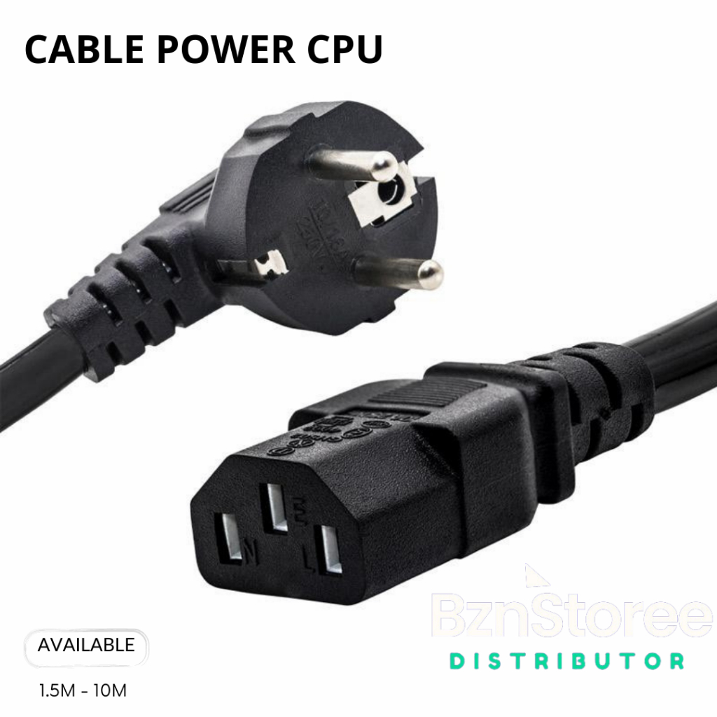 Jual Kabel power cpu 1.8 meter/ kabel power pc 1.8 meter / kabel power ...