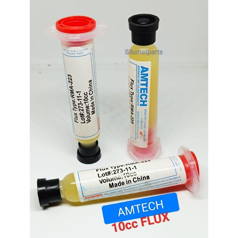 Jual Flux Pasta Amtech 10cc RMA-223 RMA223 Rosin Songka Suntik Timah Solder / Amtech Flux Suntik ...