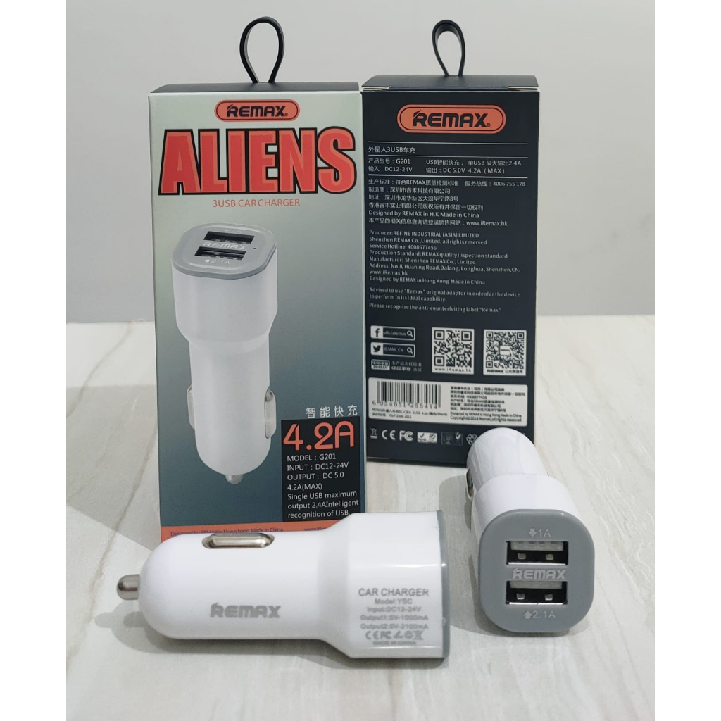 Jual Saver Mobil Remax Speed 2USB Output 1.0A / 2.1A Kwalitas Bagus ...