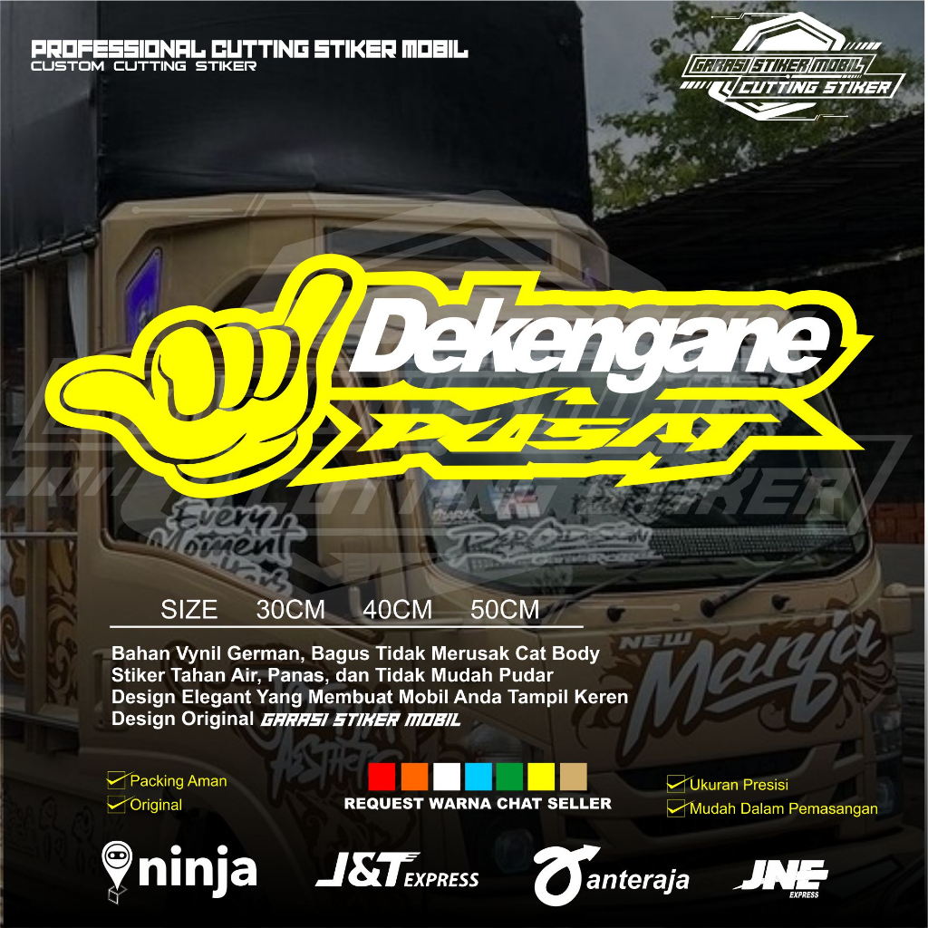 Jual Stiker dekengane pusat stiker variasi kaca mobil truk pickup ... Jual Stiker dekengane pusat stiker variasi kaca mobil truk pickup ...