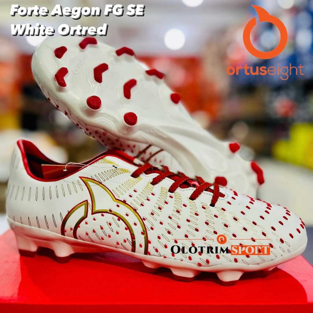 Jual Sepatu Bola Sepak Bola Ortus OrtusEight Forte AEGON FG SE White ...