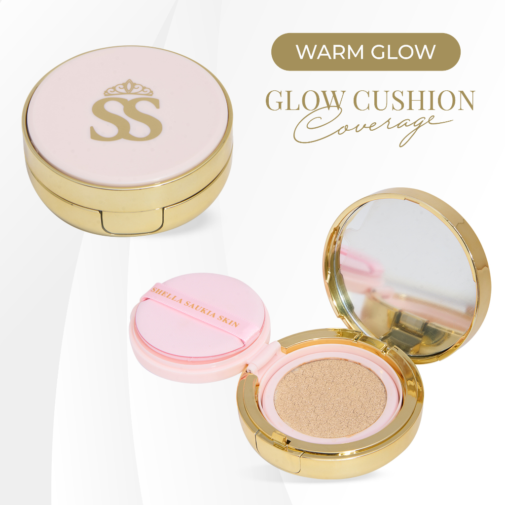 Jual SSSKIN - WARM GLOW COVERAGE CUSHION (Kemasan Pink) 15g | Cushion ...
