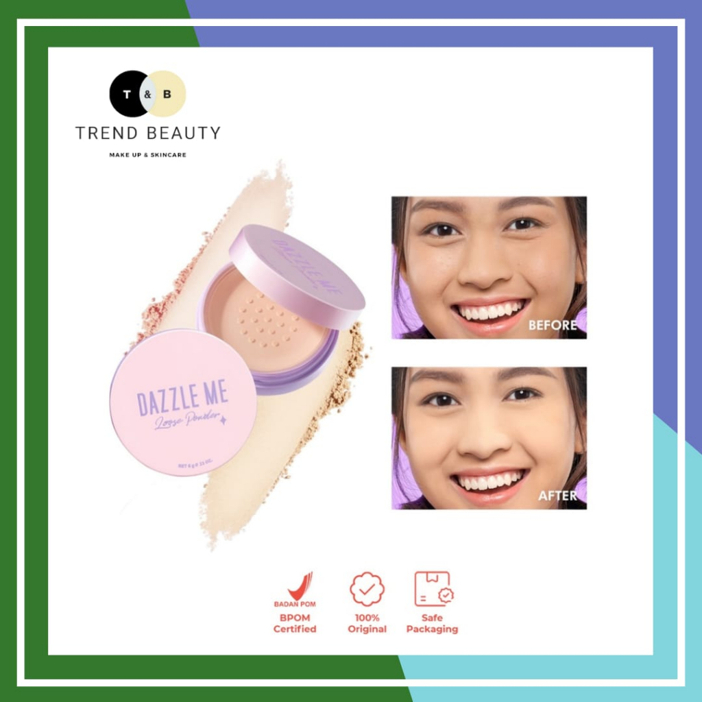 Jual DAZZLE ME Always Setting Loose Powder BPOM | Super Soft Smooth ...