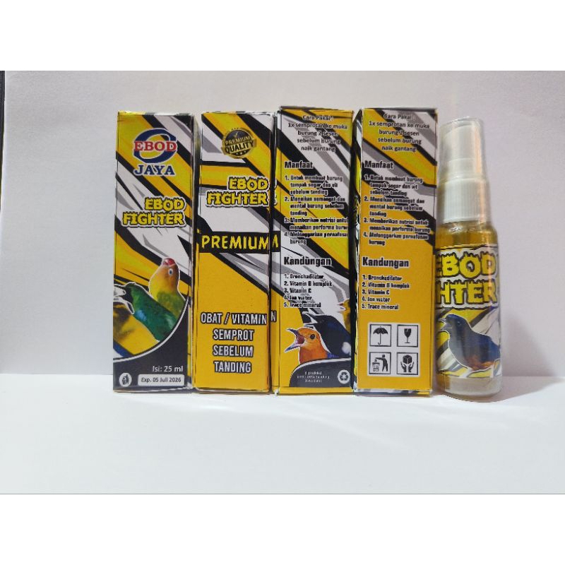 Jual ebod fighter premium obat semprot burung | Shopee Indonesia