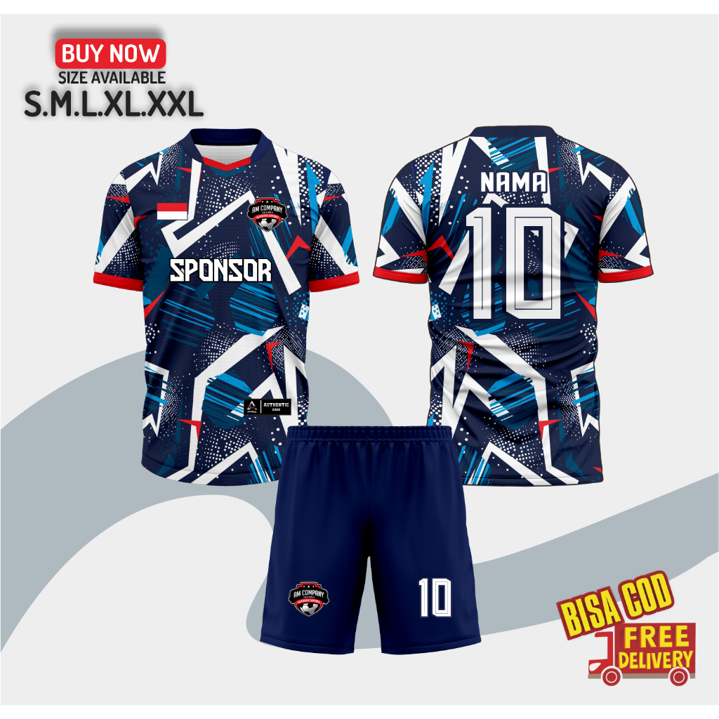 Jual JERSEY FUTSAL VOLLY CUSTOM / BAJU JERSY / JERSI SEPAKBOLA FULL ...