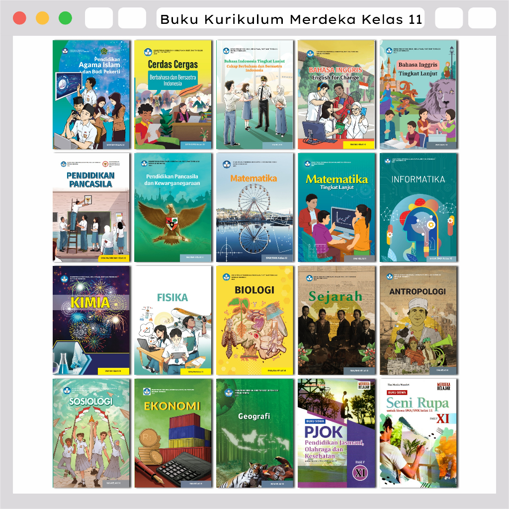 Jual BUKU KELAS 11 SMA KURIKULUM MERDEKA / PENGGERAK KURIKULUM 2021 TERBARU | Shopee Indonesia