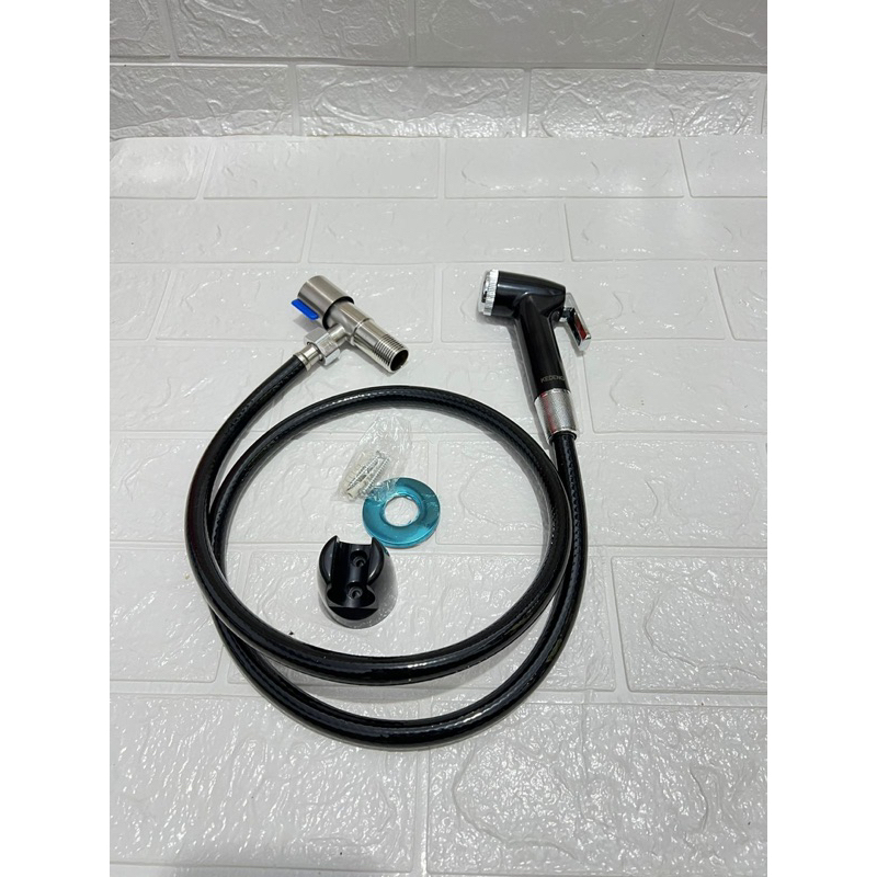 Jual Jet Shower Black + Stop Kran | Shopee Indonesia
