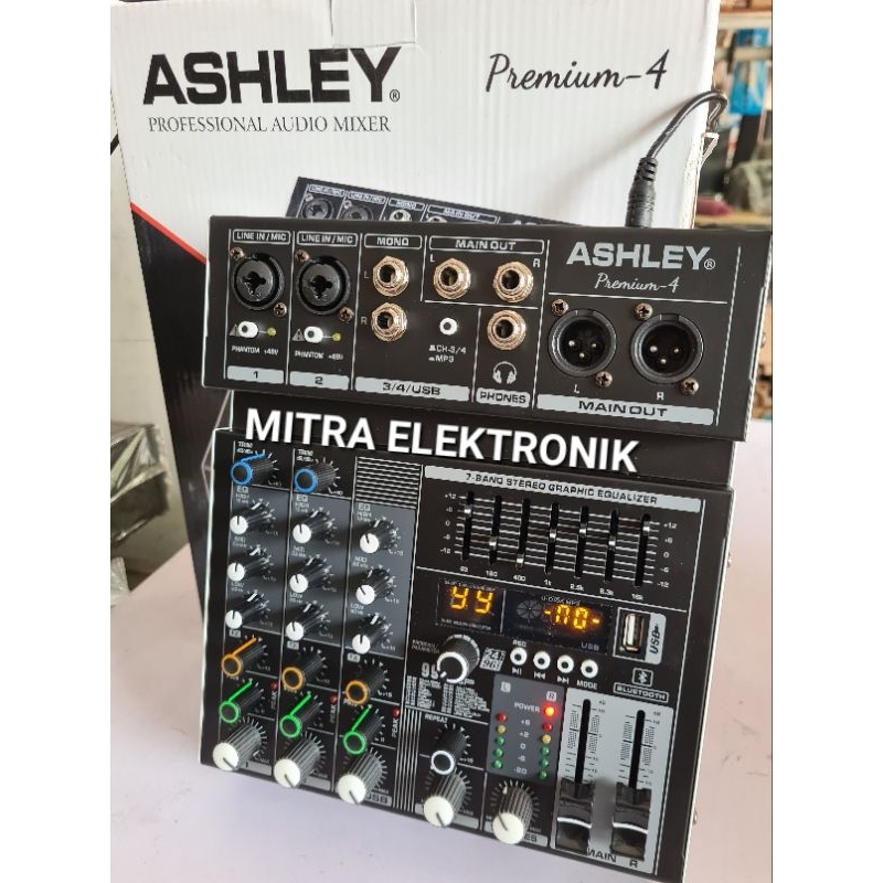 Jual MIXER ASHLEY PREMIUM 4 ORIGINAL NEW MODEL Effect Digital Nyess | Shopee Indonesia