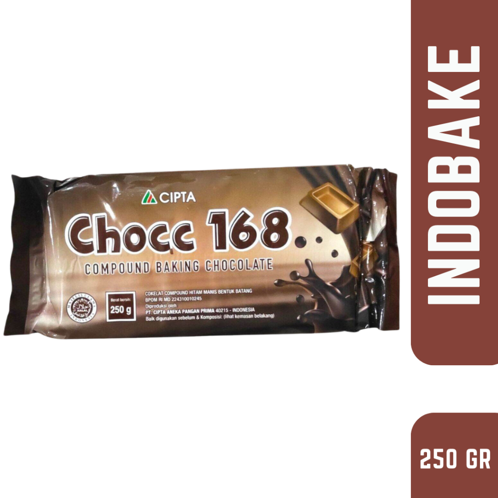 Jual Coklat Batang Merek Chocc 168 berat 500 gram Chocc 168 Cokelat ...