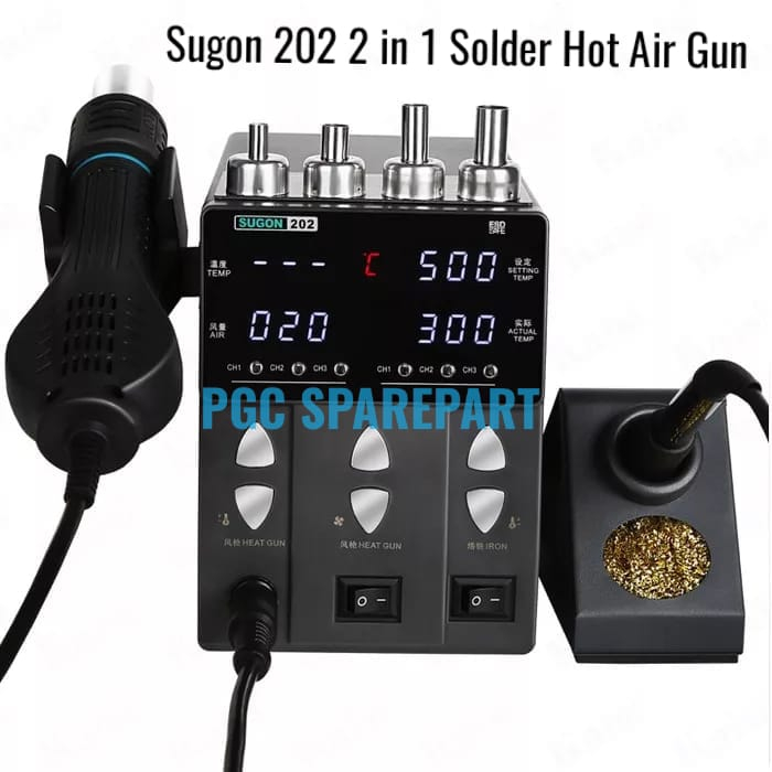 Jual Original Blower Sugon 202 2 in 1 - Solder & Blower Hot Hit Air Gun ...