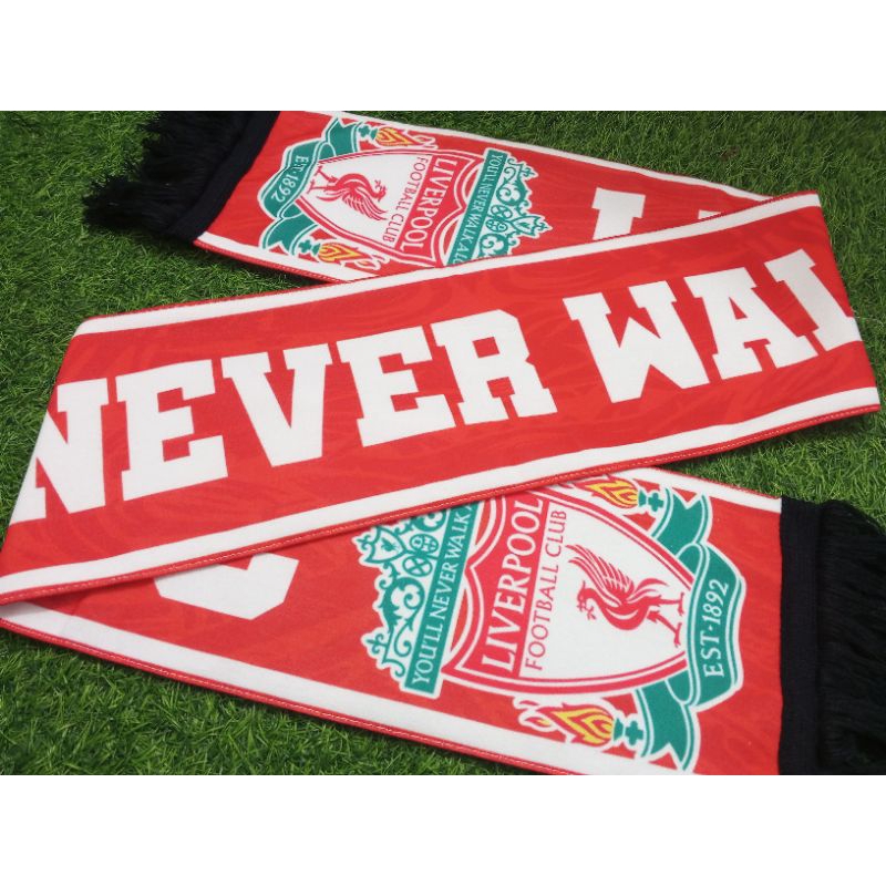Jual SYAL LIVERPOOL / YOULL NEVER WALK ALONE / PRINTING | Shopee Indonesia