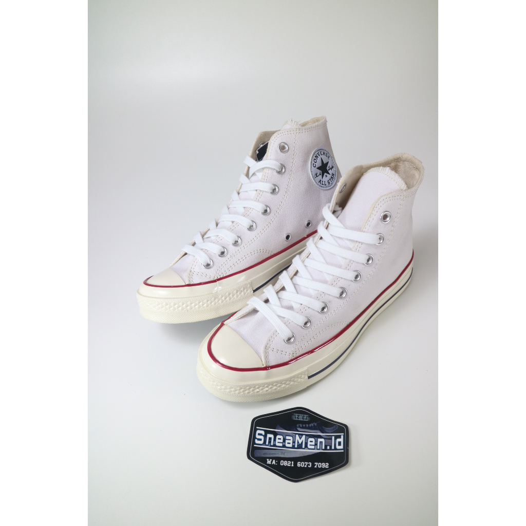 Jual Sepatu Converse 70s High full white, putih | Shopee Indonesia