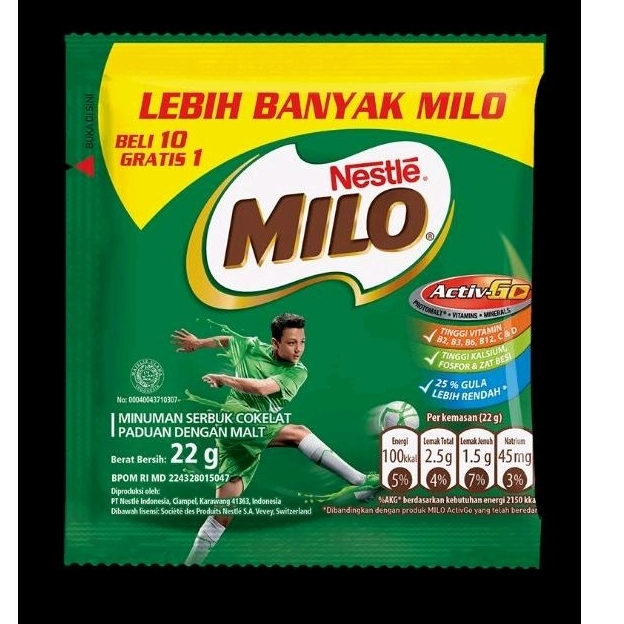 Jual MILO sachet (isi 10 pcs) | Shopee Indonesia