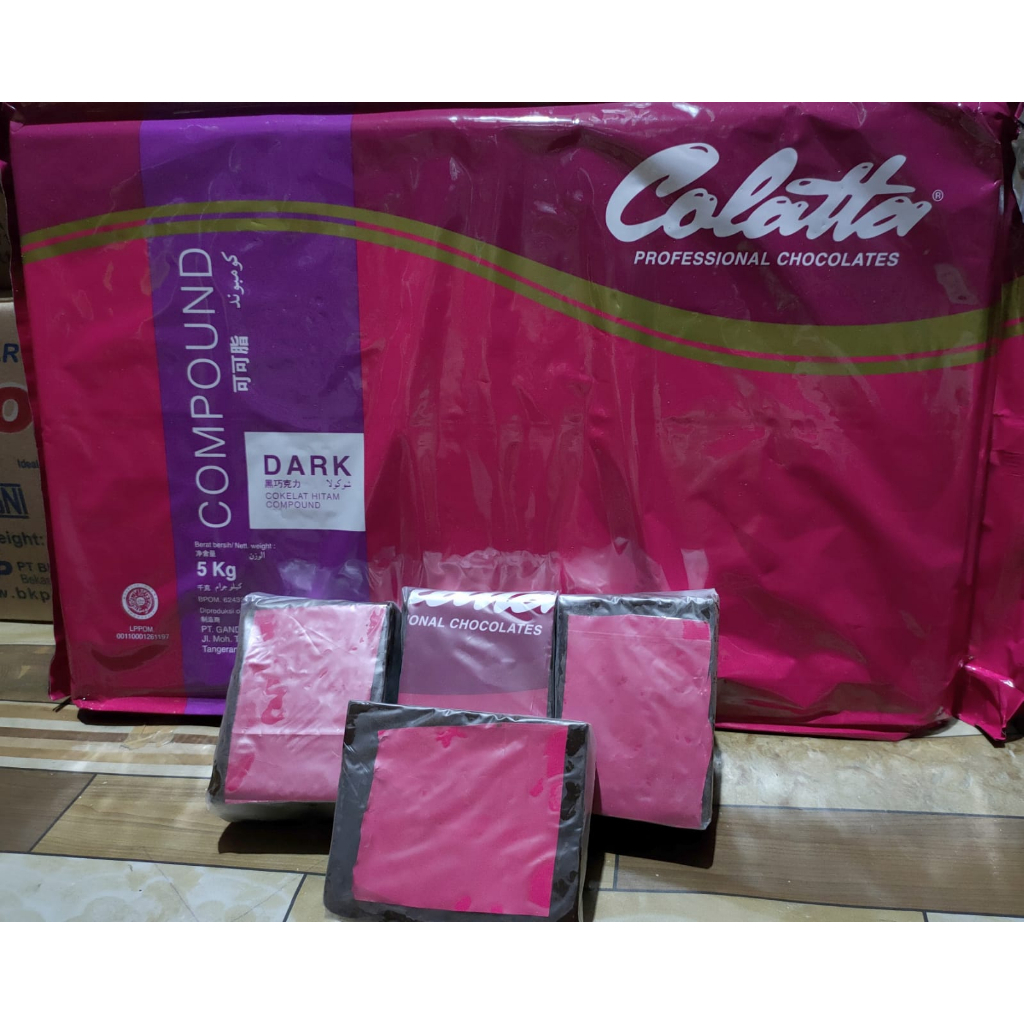 Jual COLATTA DARK CHOCOLATE COMPOUND ( DCC ) 250GR REPACK | Shopee ...