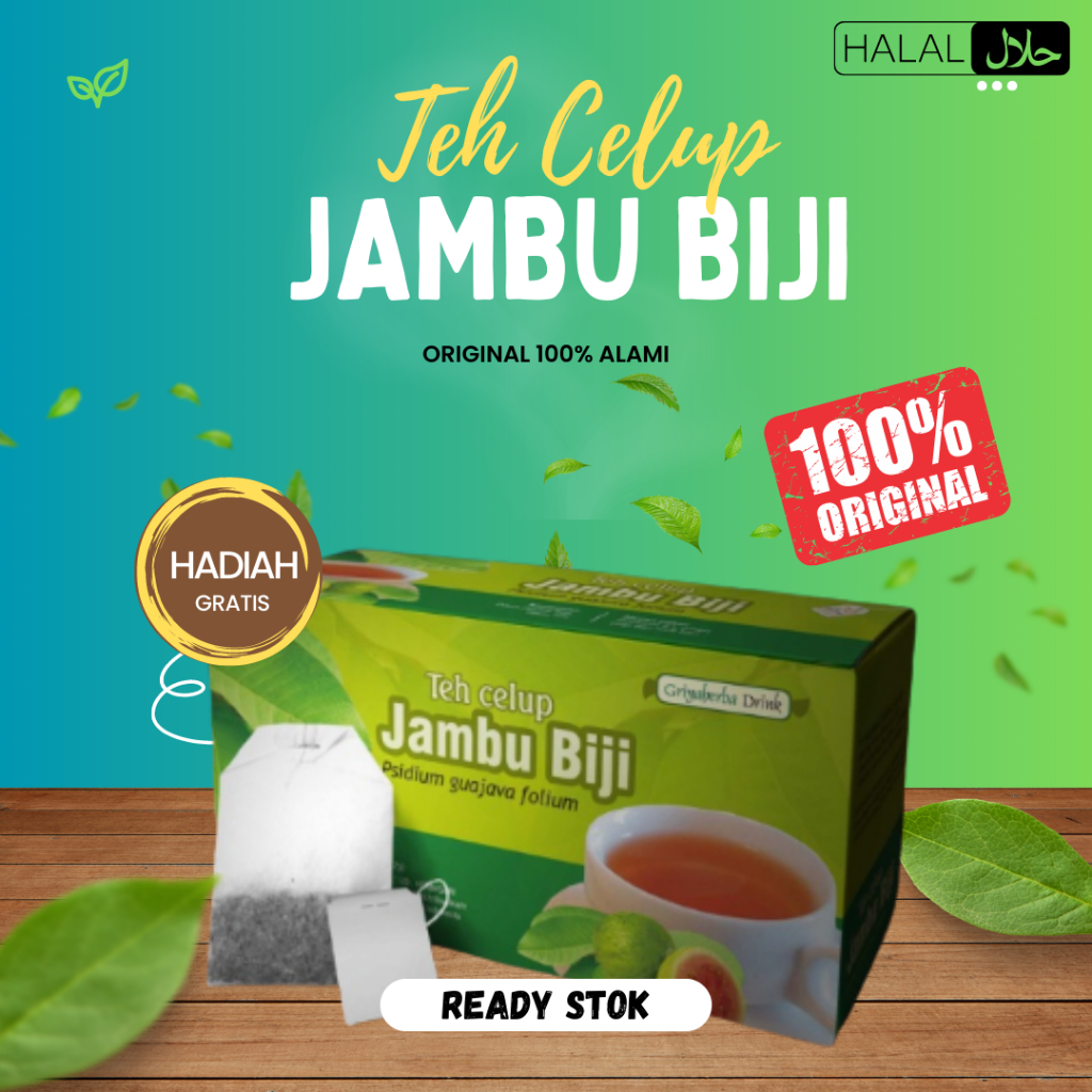 Jual Teh herbal daun jambu biji teh celup 20 kantong | Shopee Indonesia