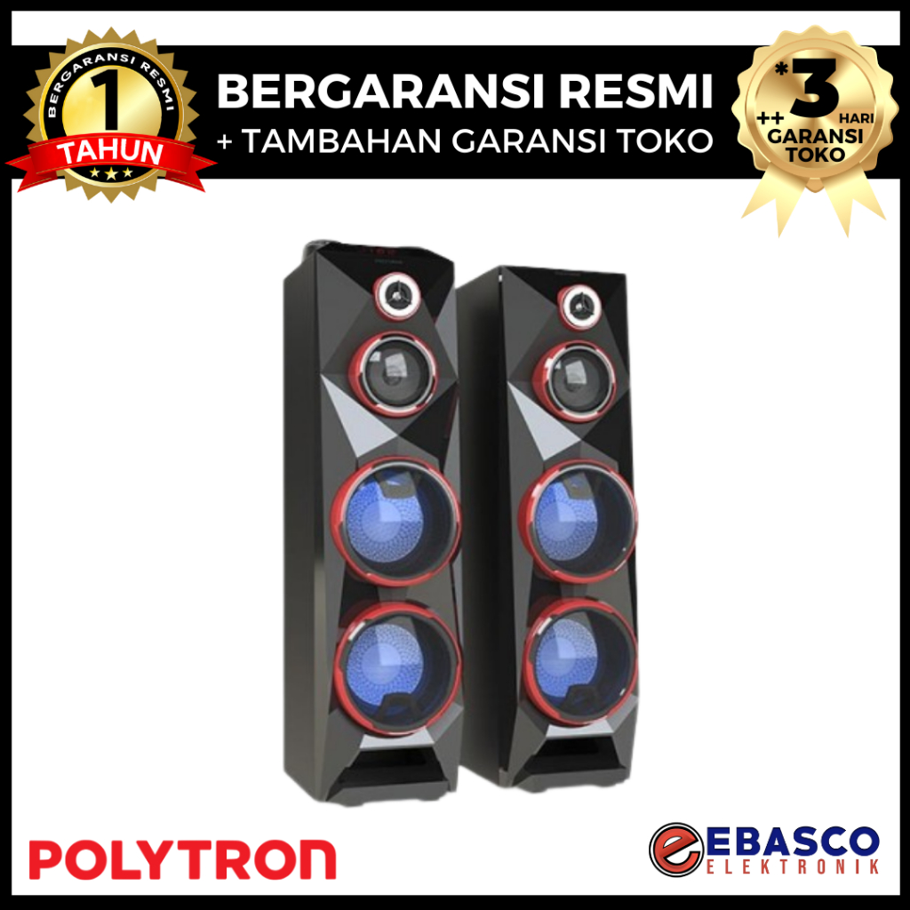 Jual POLYTRON Speaker Aktif PAS 8C28/8CF28 - Speaker Bluetooth Karaoke ...