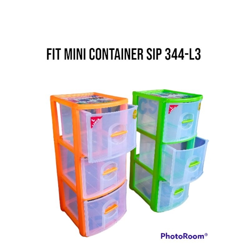 Jual Laci Mini Container Mini Serbaguna Susun 3 SIP 344-L3 | Shopee ...