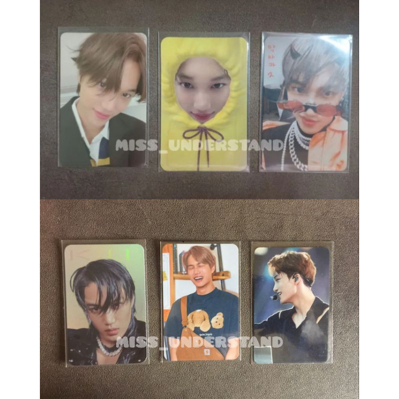 Jual [ready] kai exo photocard peaches kisses banana devil exploration dot card wallet exordium ...