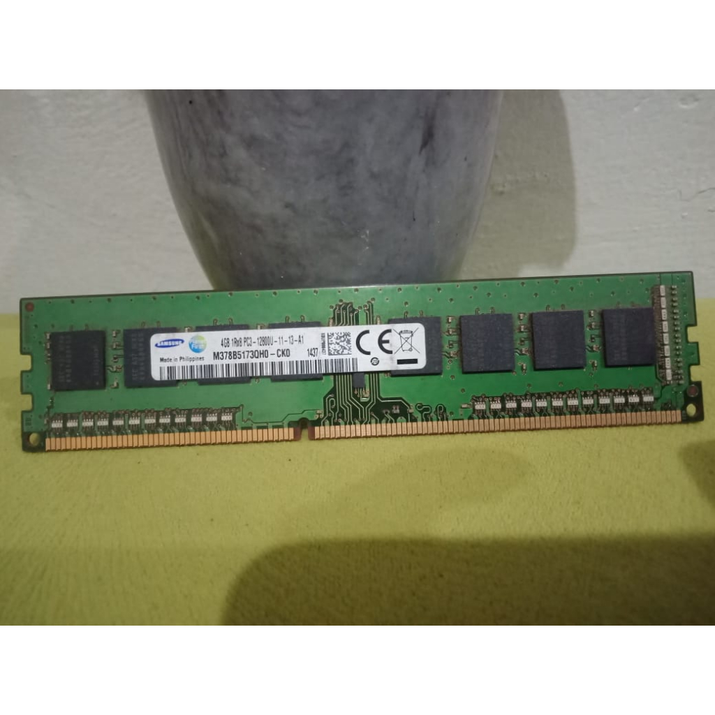 Jual PC Memory Ram Desktop Memory Memori DDR Samsung 4GB DDR3 PC3-12800 ...