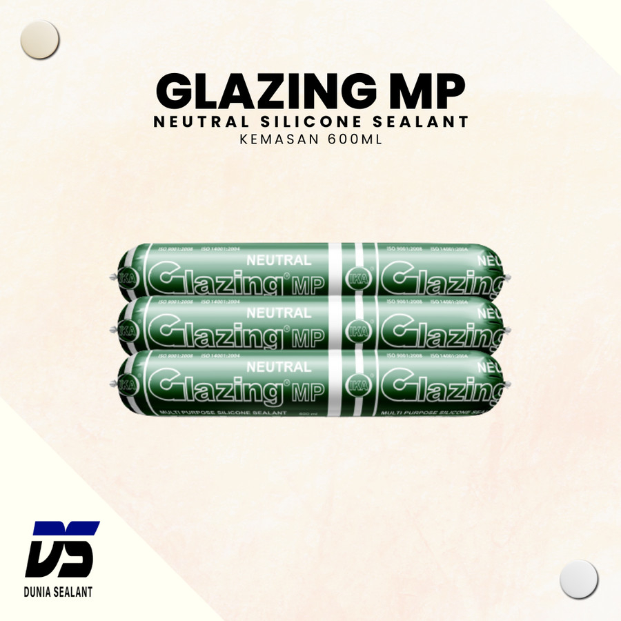 Jual Silicone Sealant IKA Glazing MP Sosis 600ml Lem Kaca | Shopee ...