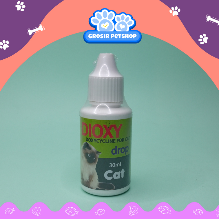 Jual DIOXY DROP 30ML - OBAT ANTIBIOTIK KUCING OBAT KUCING DEMAM BATUK ...