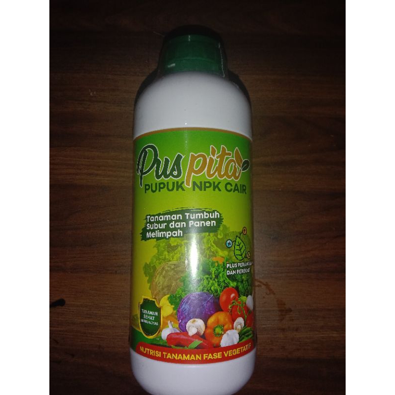 Jual Pupuk NPK cair Puspita plus ga3 dan perekat kemasan 1 liter | Shopee Indonesia
