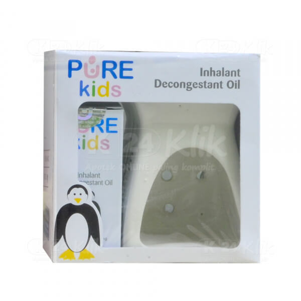 Jual Paket Tungku Lilin Pure Kids Inhalant Decongestant Oil PureKids ...