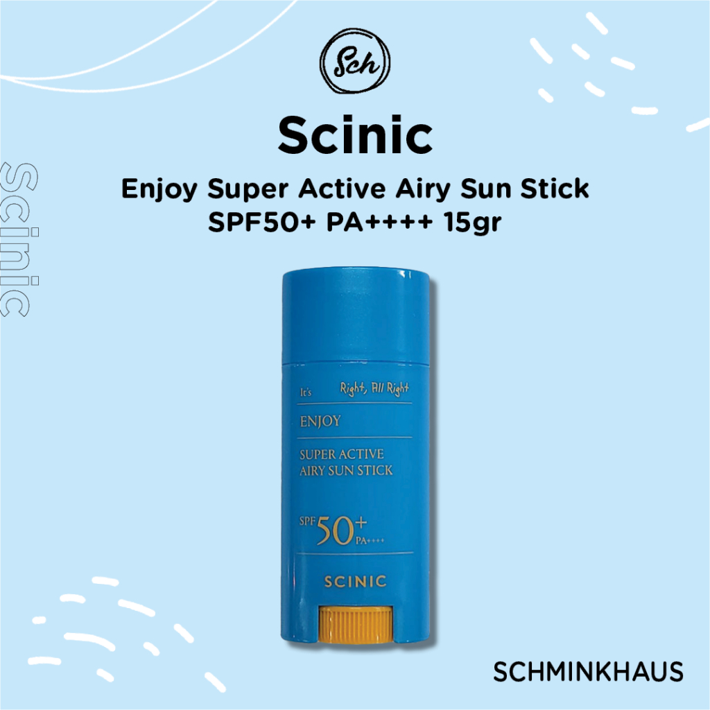 Jual SCINIC Enjoy Super Active Airy Sun Stick SPF50+ PA++++ 15gr ...