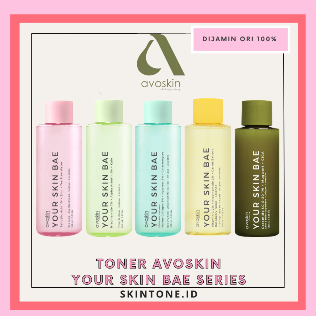 Jual AVOSKIN TONER YSB Your Skin Bae Series 100ml 7% Niacinamide 5% ...