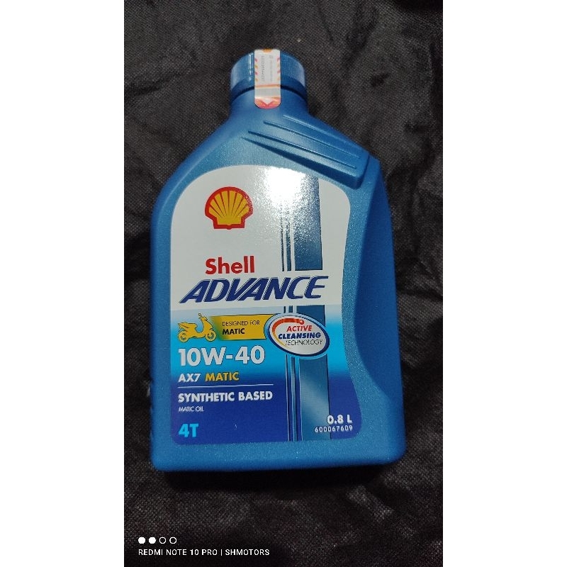 Jual Oli Motor Shell Advance AX7 Matic 10W40 800ML | Shopee Indonesia