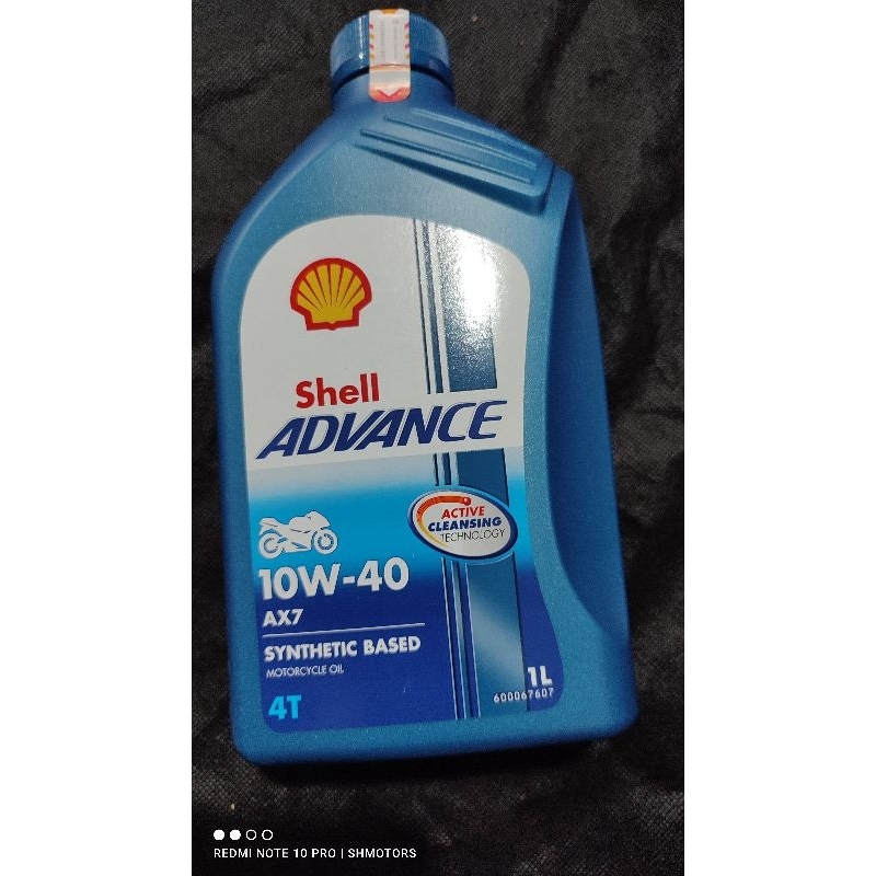 Jual Oli Motor Shell Advance 4T 10W40 1Liter | Shopee Indonesia