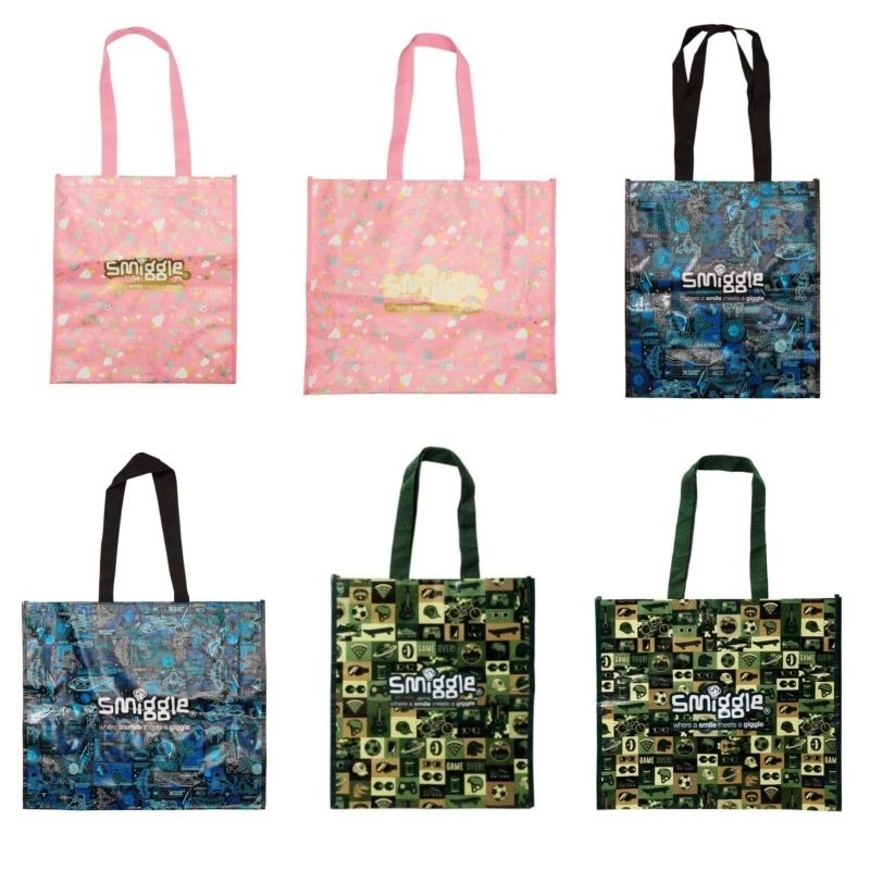 Jual Smiggle Reusable Bag Original - Reusable Bag Smiggle | Shopee ...