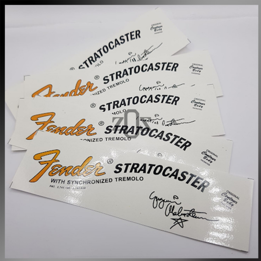 Jual Decal Stiker Sticker Headstock Gitar Guitar Fender Stratocaster Yngwie Shopee Indonesia