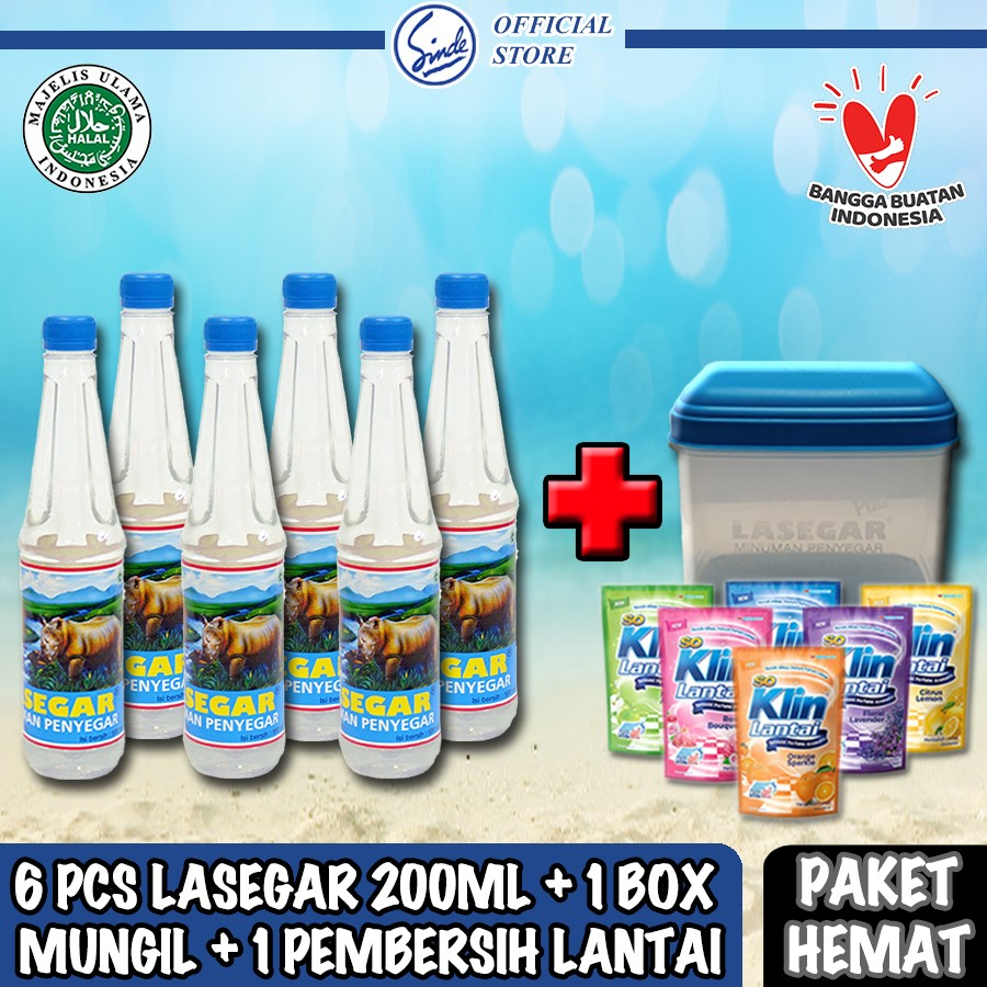 Jual Lasegar Botol 200ml - Isi 6 Botol / Minuman Panas Dalam Sariawan ...