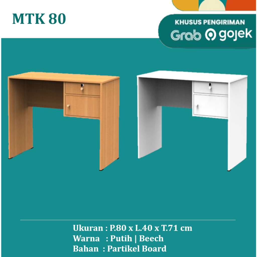 Jual Meja Tulis Meja Kerja Meja Kios Meja Kantor Meja Serbaguna MTK 80 | MT 800 | Shopee Indonesia