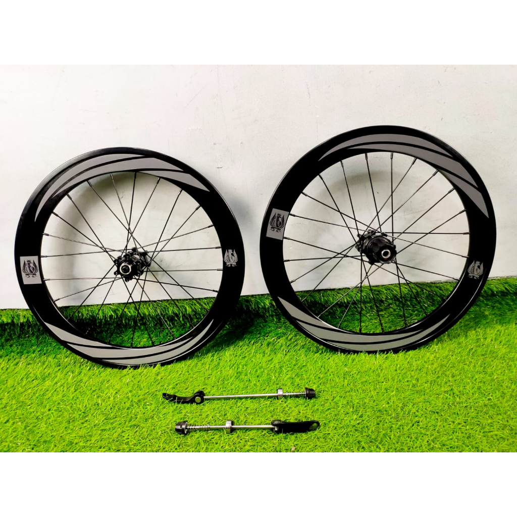 Jual WHEELSET LAMPO PREMIUM 20 INCH 406 451 ALLOY DECA DECAF WHEELSET ...