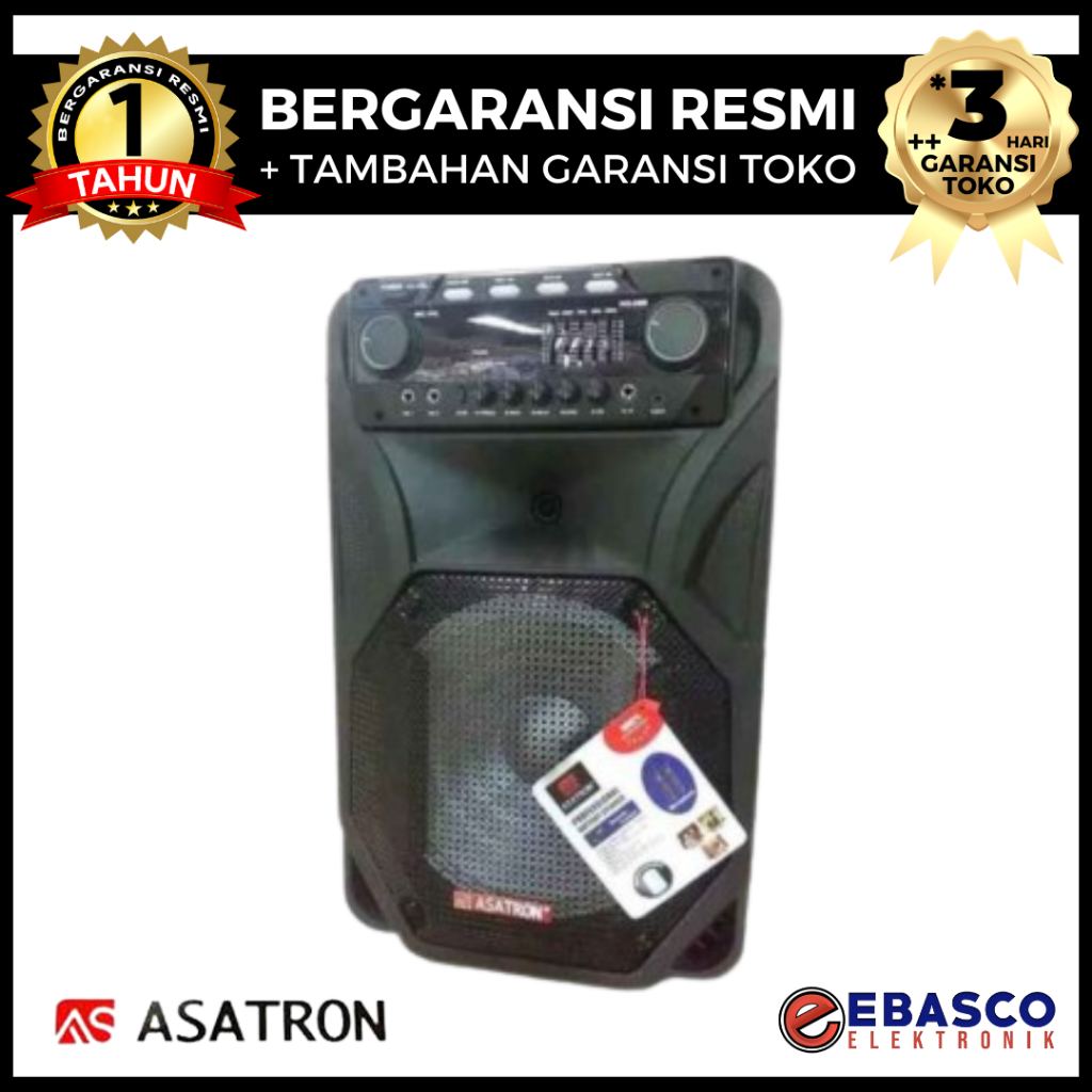 Jual Asatron Speaker Aktif HT 8881 UKM Speaker HT8881 UKM Portable ...