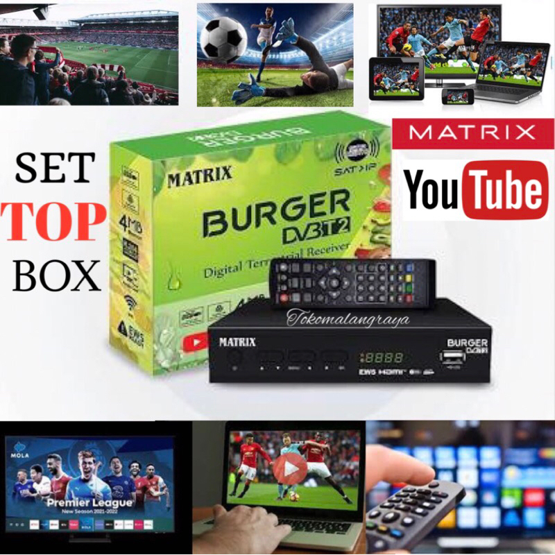 Jual set top box matrix/set top box dvbt2/stb tv digital | Shopee Indonesia